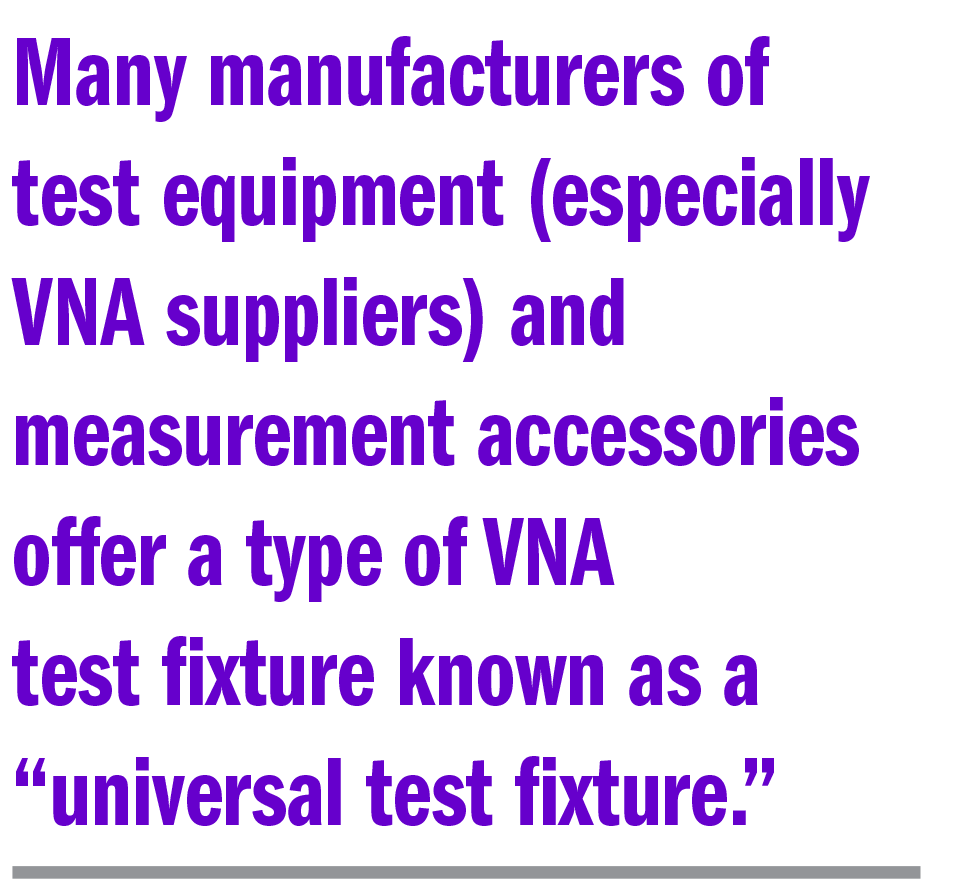 VNA Test Fixtures Secure Accurate Measurements | Microwaves & RF