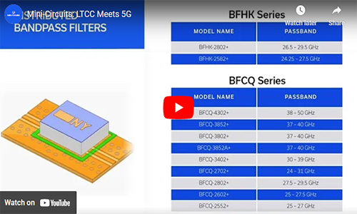 Novel LTCC Filter Designs Support mmWave 5G Passbands | Microwaves & RF