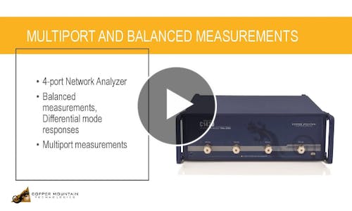 Multiport & Balanced Measurements with a VNA | Microwaves & RF